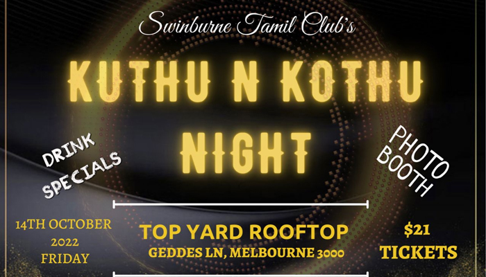 Kuthu N Kothu Night - Melbourne's first roof top Tamil party - Tamil ...